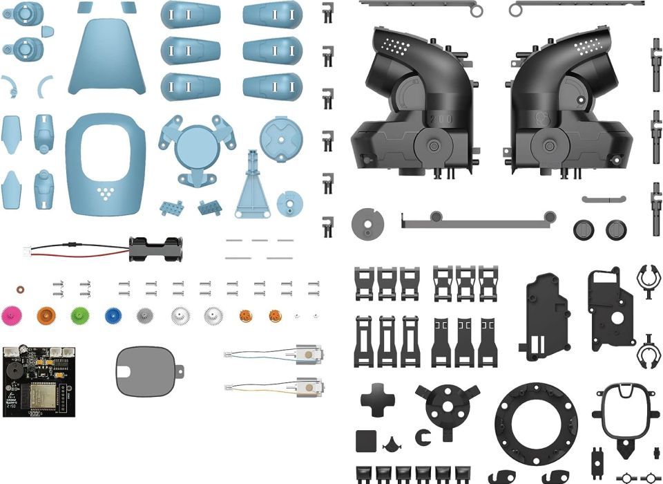 The kit has a lot of parts that must be separated with a sharp ...